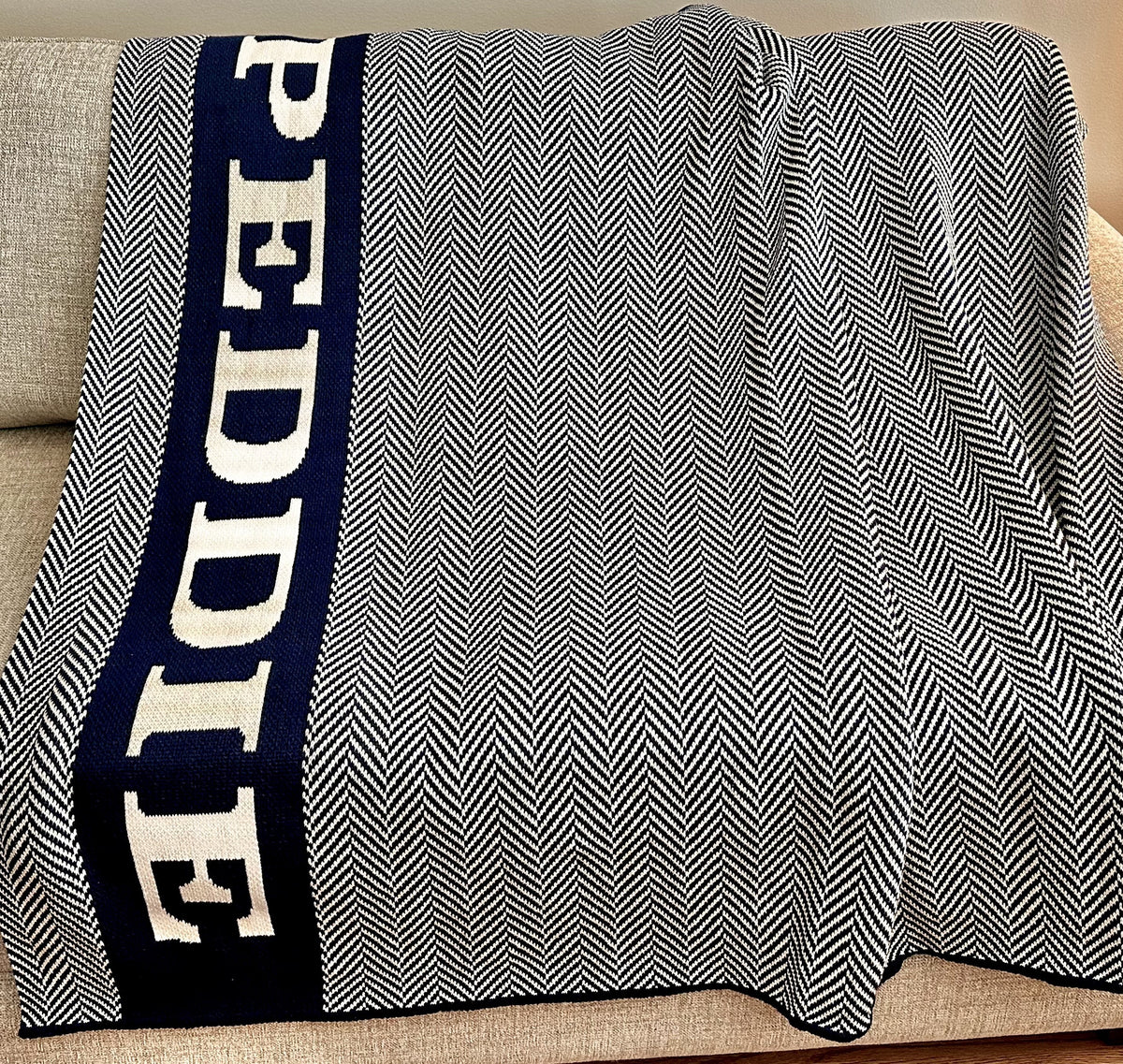 Peddie Heirloom Herringbone Blanket – The Peddie Store